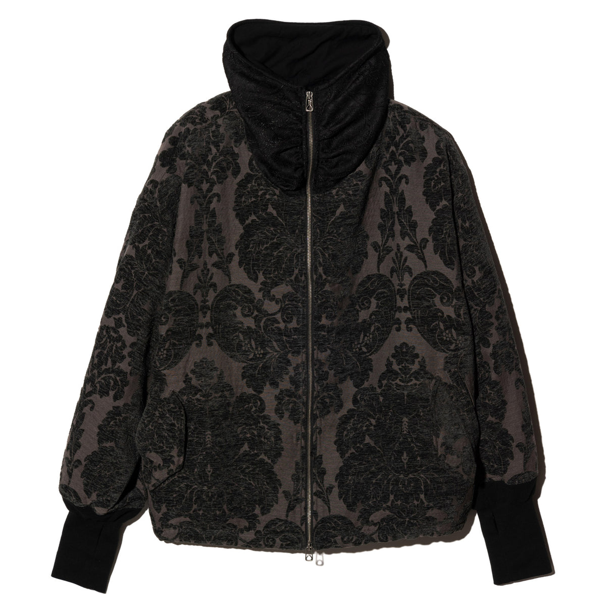 GB0325/JKT09 : Drape High Neck Jacket / ドレープハイネックジャケット – glamb Online Store
